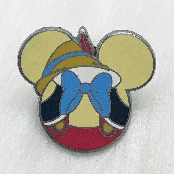 Disney | Jewelry | 525 Disney Pinocchio Mickey Mouse Icon Pin | Poshmark